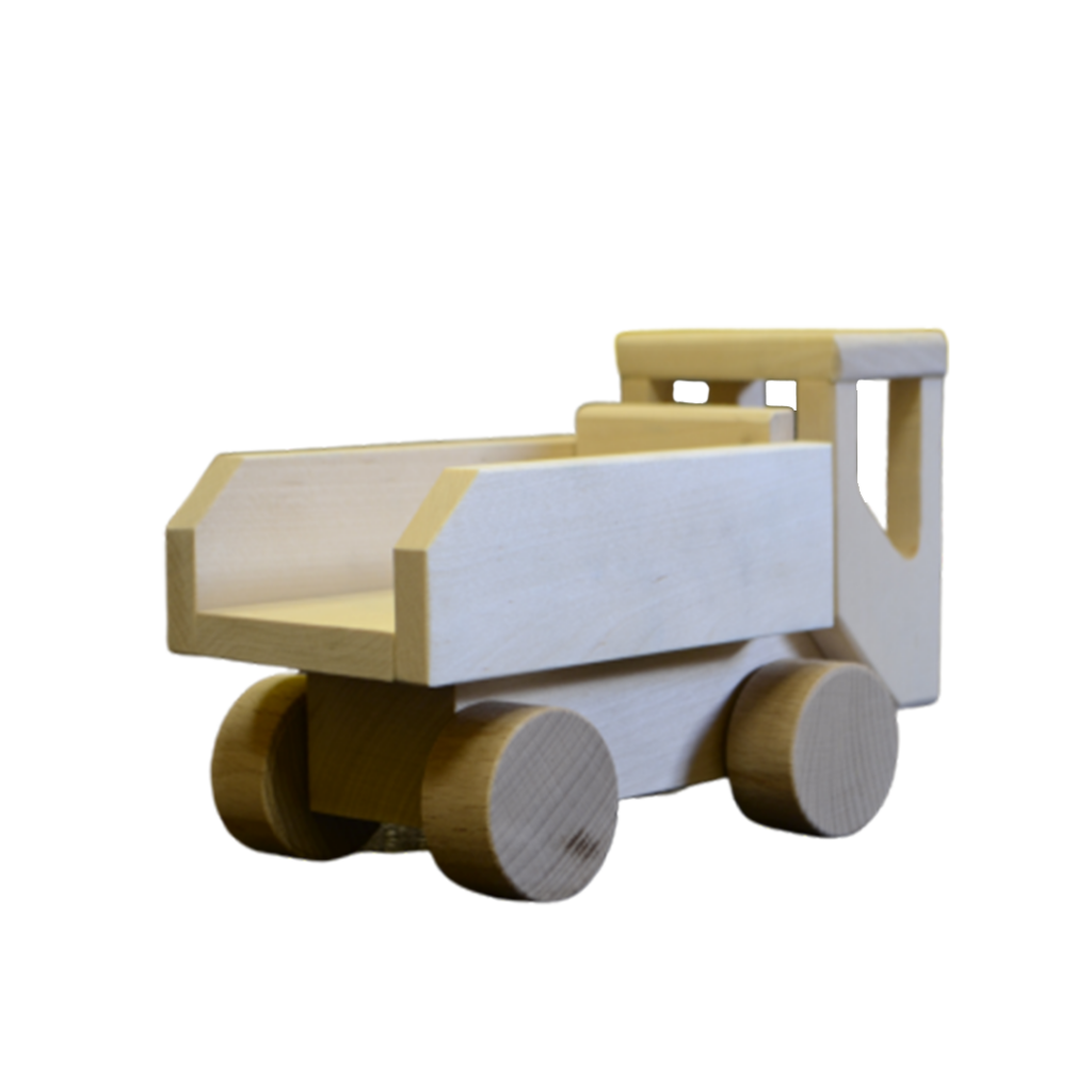 Puinen auto - lasten lelu koivupuusta 3-8 vuotiaille lapsille